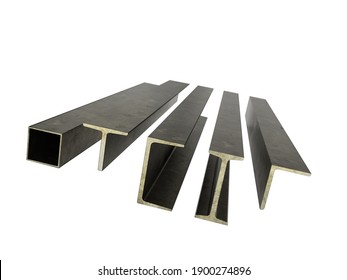 3d Rendering Set Typical Steel Construction Stock Illustration ...