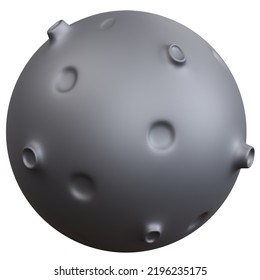3d Rendering Silver Planet Isolated Stock Illustration 2196235175 ...