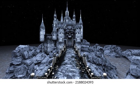 3d Rendering Skeleton Castle Stock Illustration 2188024393 | Shutterstock