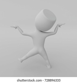 3d Small People Help Get 3d 스톡 일러스트 130166849 | Shutterstock