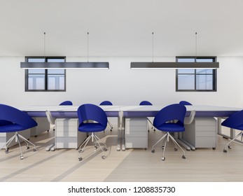 3d Rendering Small Office Studio Stock Illustration 1208835730 ...
