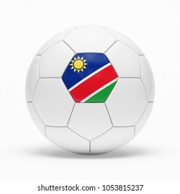 3d Rendering Soccer Ball Namibia Flag Stock Illustration 1053815237 ...
