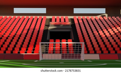 3d Rendering Soccer Stadium Interior View Stock Illustration 2178753831 ...
