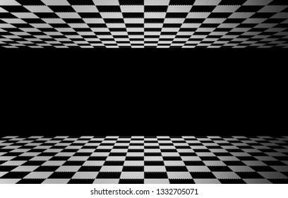 3d Rendering Square Chess Tiles On Stock Illustration 1332705071 ...
