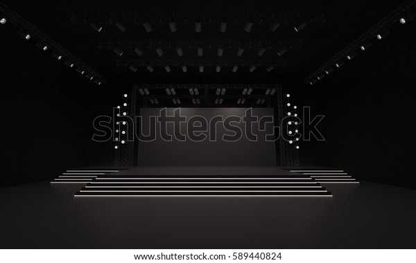 3d Rendering Stage Event Led Tv Stock Illustration 589440824 | Shutterstock