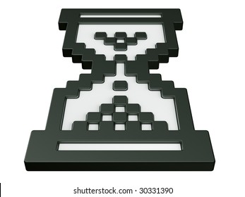 3d Rendering Standard Hourglass Cursor Stock Illustration 12697705