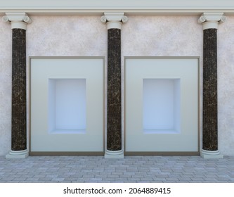 330 Neoclassical window Stock Illustrations, Images & Vectors ...