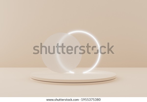 3d Rendering Studio Geometric Shapes Premium Stock Illustration ...