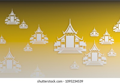 3d Rendering Temple Abstract Graphics Design Stock Illustration 1095234521