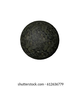 3d Rendering Textured Ball Rendering Model Stock Illustration 612636779 ...