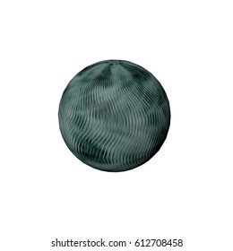 3d Rendering Textured Ball Rendering Model Stock Illustration 612708458 ...