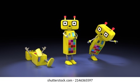 1,653 3 robot color Images, Stock Photos & Vectors | Shutterstock