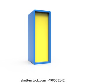 3d Rendering Toylike Plastic Yellow Letter Stock Illustration 499533142 ...