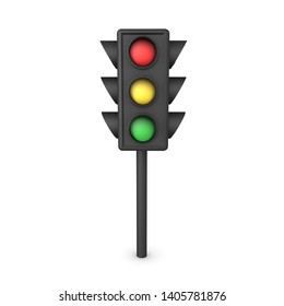 3d Rendering Traffic Stop Light 3d Stock Illustration 1405781876 ...