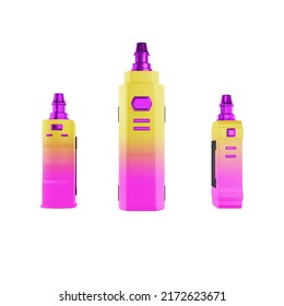 3d Rendering Vape Models Floating Display Stock Illustration 2172623671 ...