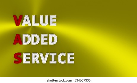 3d Rendering Vat Acronym Metallic Words Stock Illustration 534607099