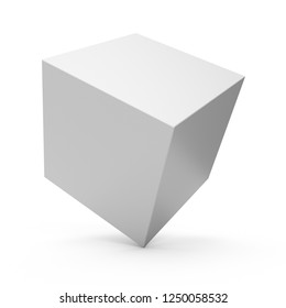 3d White Box Render On White: Hình minh họa có sẵn 1362637538 ...