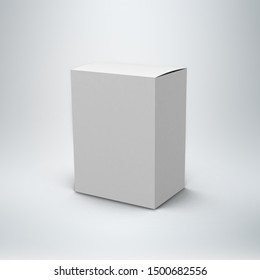 3d Rendering White Boxes On White: стоковая иллюстрация, 1500682556 ...
