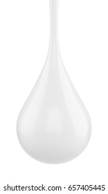 3d Rendering White Drop Isolated On Stock Illustration 657405445 ...