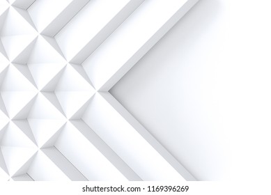 3d Rendering White Geometric Square Grid Stock Illustration 1169396269 ...