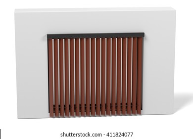 3d Rendering Window Blinds Stock Illustration 411824077 | Shutterstock