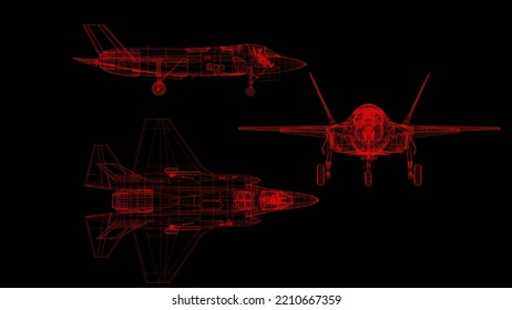 322 Wireframe Fighter Jet Images, Stock Photos & Vectors | Shutterstock