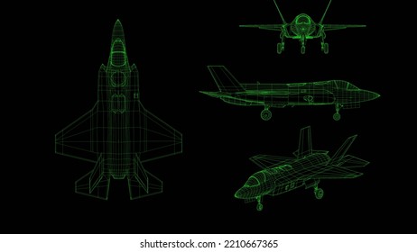 322 Wireframe Fighter Jet Images, Stock Photos & Vectors | Shutterstock