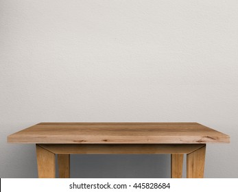 3d Rendering Wooden Table Stock Illustration 460213075 | Shutterstock