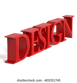 3d Rendering Word Design Isolated On Stock Illustration 405351745 ...