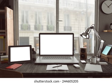 4,568 Mac Laptop Table Images, Stock Photos & Vectors | Shutterstock