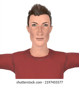 3d Rendering Young Tall Boy Stock Illustration 2197455577 | Shutterstock