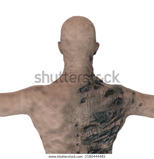 3d Rendering Zombie Female Stock Illustration 2180444485 | Shutterstock