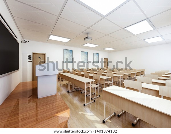 3d Renderingmodern School Classroom Design: Hình minh họa có sẵn ...