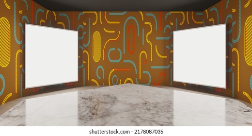 3d Renderring Interior Modern Stage Event Stock Illustration 2178087035 ...