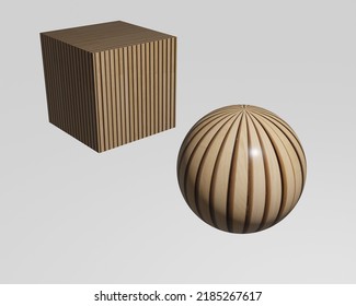 3d Rough Wood Texture Solid Cube Stock Illustration 2185267617 ...