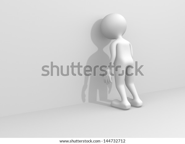 3d Sad Person 3d Render Stock Illustration 144732712 | Shutterstock