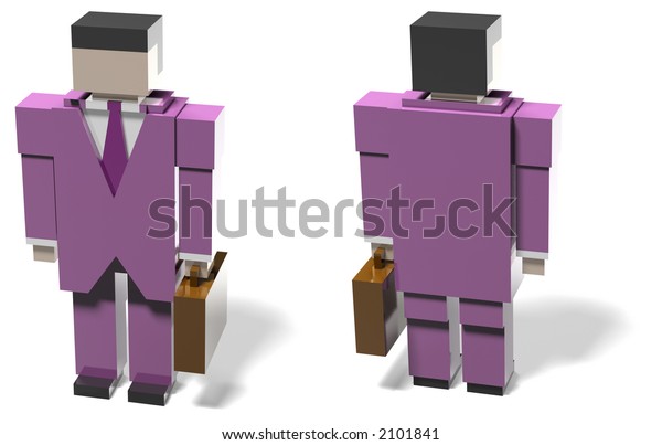 3d Salesman Stock Illustration 2101841