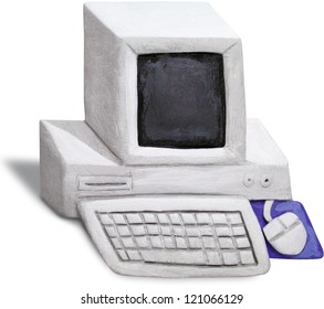 3d Sculpture Computer Stock Illustration 121066129 | Shutterstock