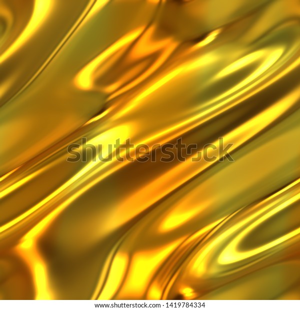 3d Seamless Gold Texture Background Stock Illustration 1419784334 ...