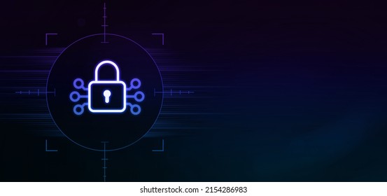3d Security Challenges Icon Neon Sign Stock Illustration 2154286983 ...