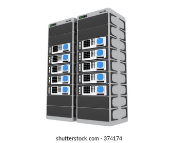 3d Servers Stock Illustration 374174 | Shutterstock