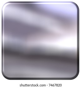 3d Silver Square Rounded Edges Stock Illustration 7467820 | Shutterstock