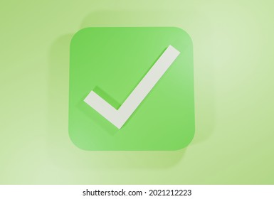 3d Simple Modern True Answer Done Stock Illustration 2021212223 ...