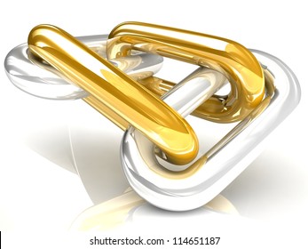 Single gold chain link Images, Stock Photos & Vectors | Shutterstock
