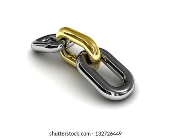 Single gold chain link Images, Stock Photos & Vectors | Shutterstock