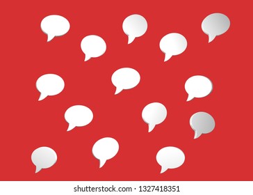 3d Speech Bubble Talking Balloon Stock Illustration 1327418351 ...