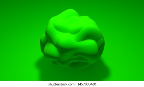 3d Sphere Irregular Shape Curved Surface: ilustración de stock ...