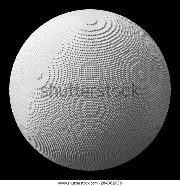 3d Sphere White Blocks Stock Illustration 284382056 | Shutterstock