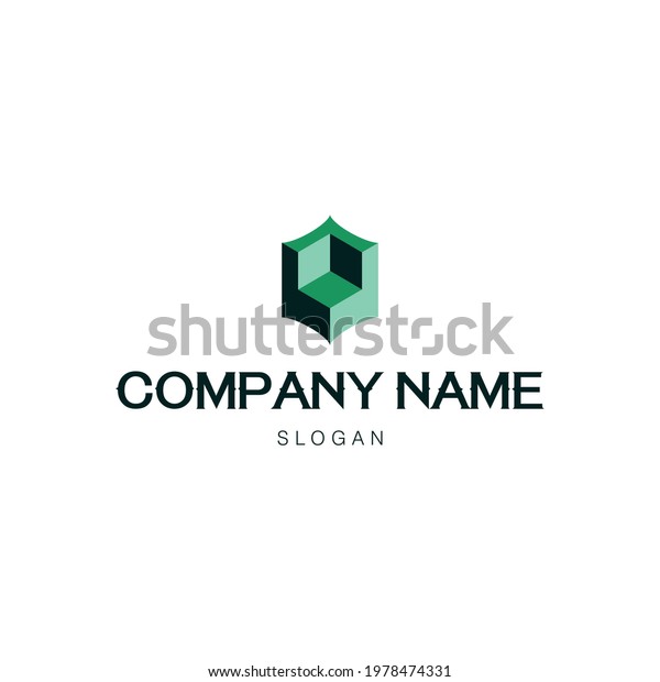 3d Square Logo Has Strong Character Stock Illustration 1978474331 ...