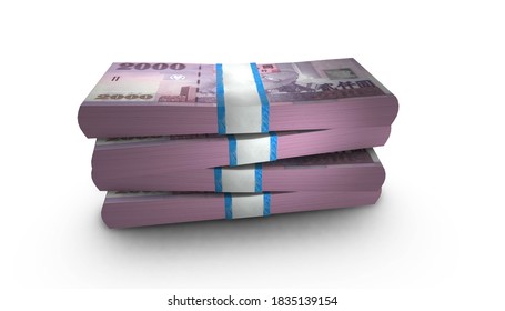 3d Stack Banknote 2000 New Taiwan Stock Illustration 1835139154 ...